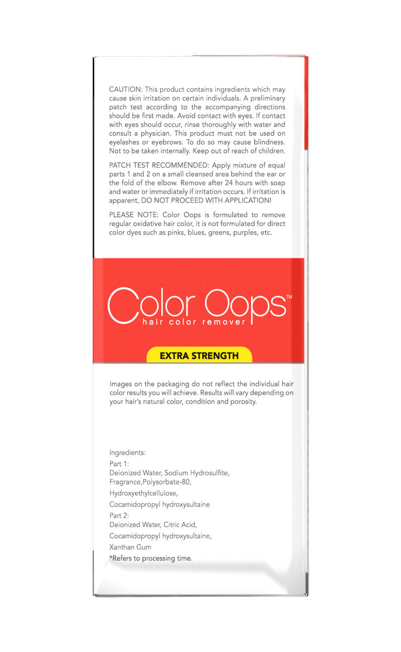Color Oops Extra Strength Hair Color Remover - FREE GIFT – ColorOops