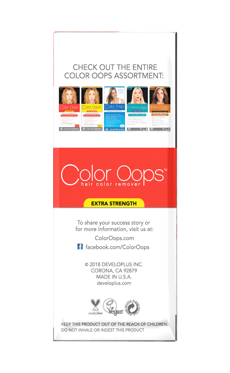 Color Oops Extra Strength Hair Color Remover - FREE GIFT – ColorOops